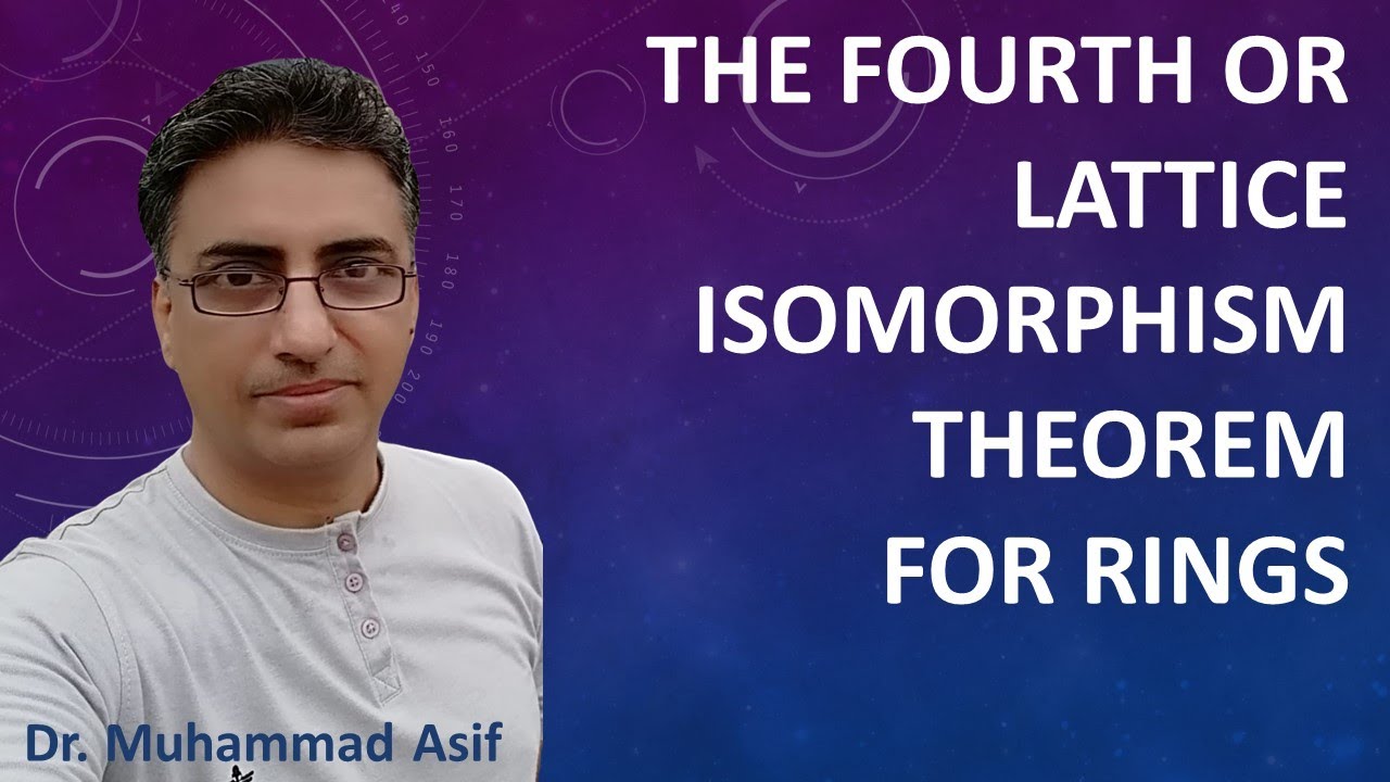 The Fourth or Lattice Isomorphism Theorem for Rings | Urdu | Hindi ...