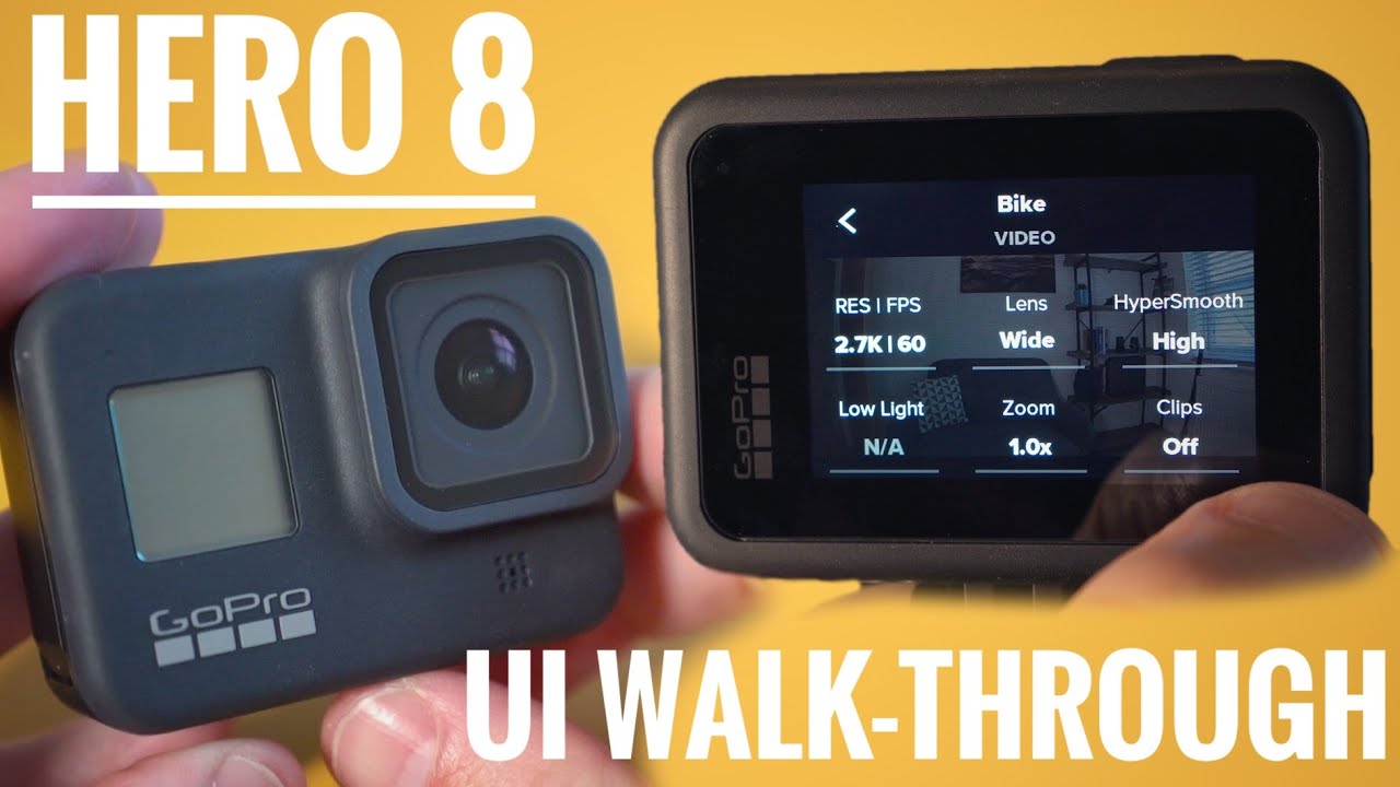 GoPro Hero 8 - Design Changes and User Interface Walk-through - YouTube