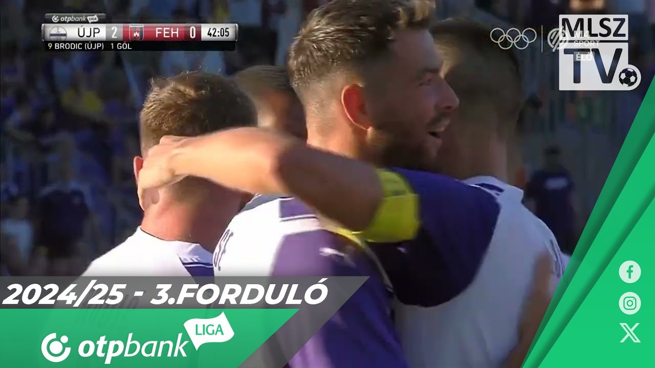 Brodic Fran gólja az Újpest FC – Fehérvár FC mérkőzésen - YouTube