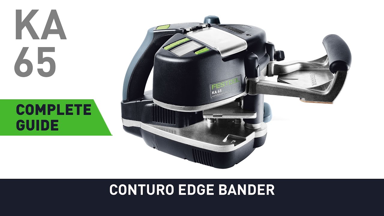 Complete guide to KA 65 CONTURO Edge Bander - YouTube
