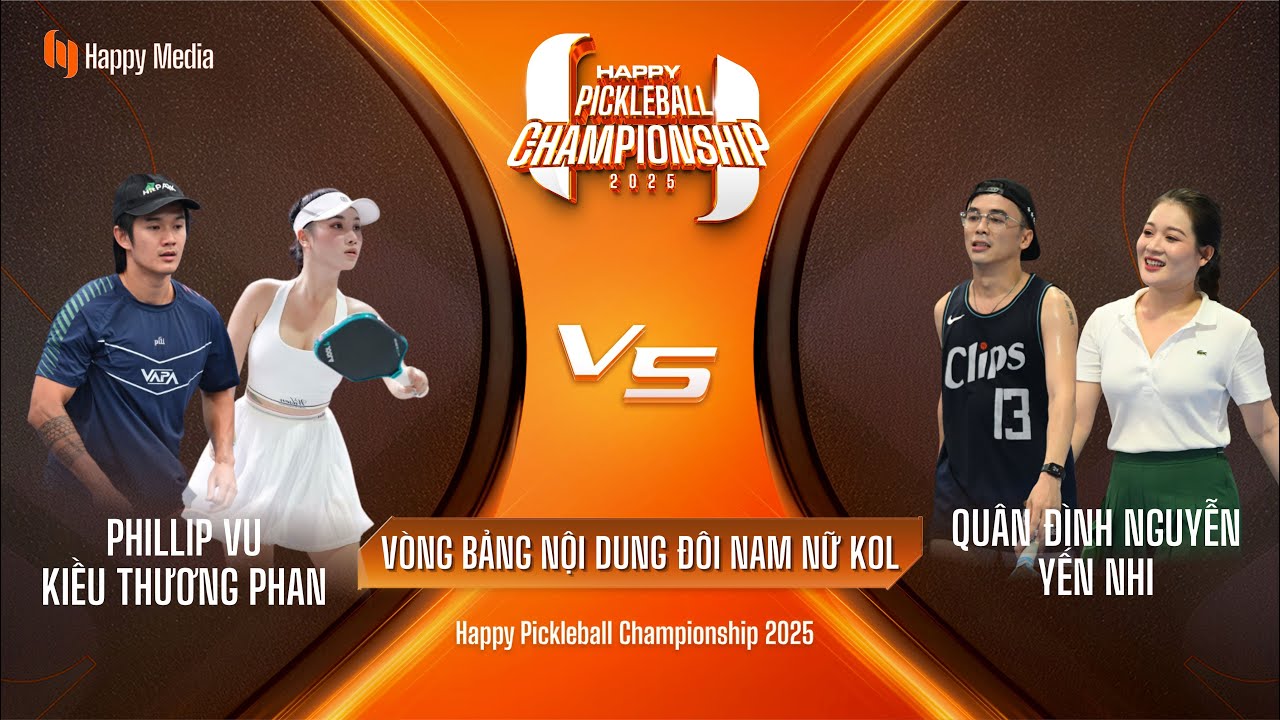 VÒNG BẢNG: PHILLIP VU - K. THƯƠNG PHAN VS QUÂN ĐÌNH NG - YẾN NHI |HAPPY ...