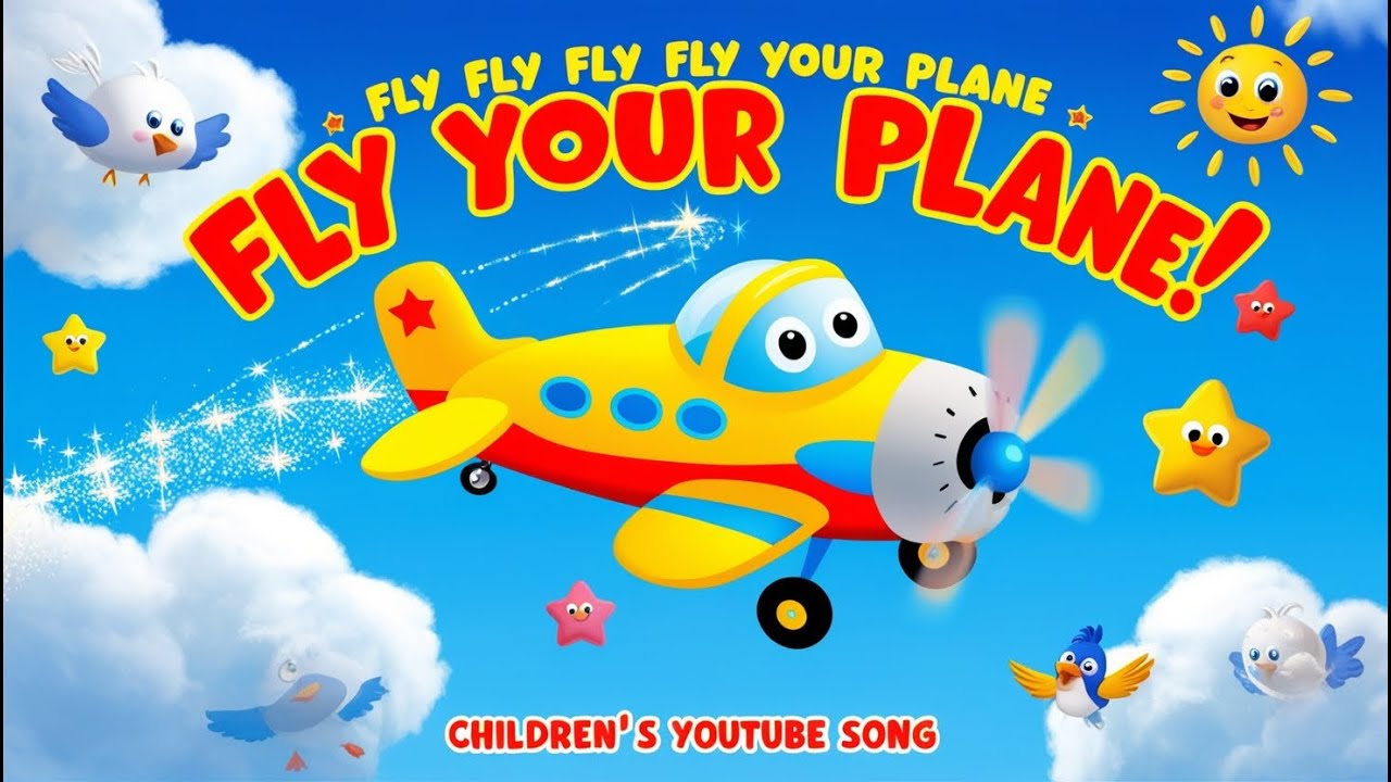 🎈 Fly, Fly, Fly Your Plane Song | Fun Kids Songs by ABC & 123 FUN ️🎶 ...