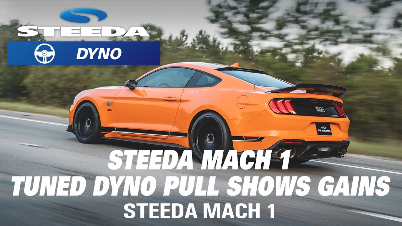 2021 Mach 1 Shows GAINS With Steeda Tune - YouTube
