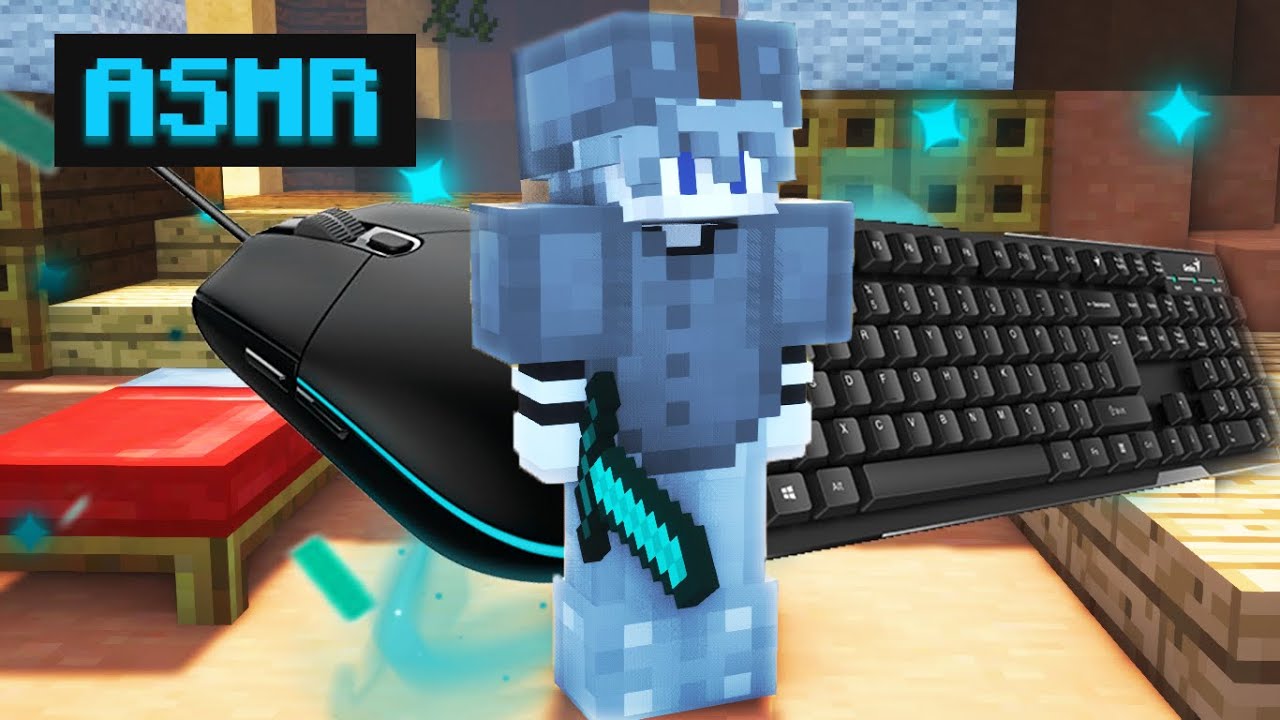 Sweaty KeyBoard + Mouse AMSR | 3fmc Bedwars - YouTube