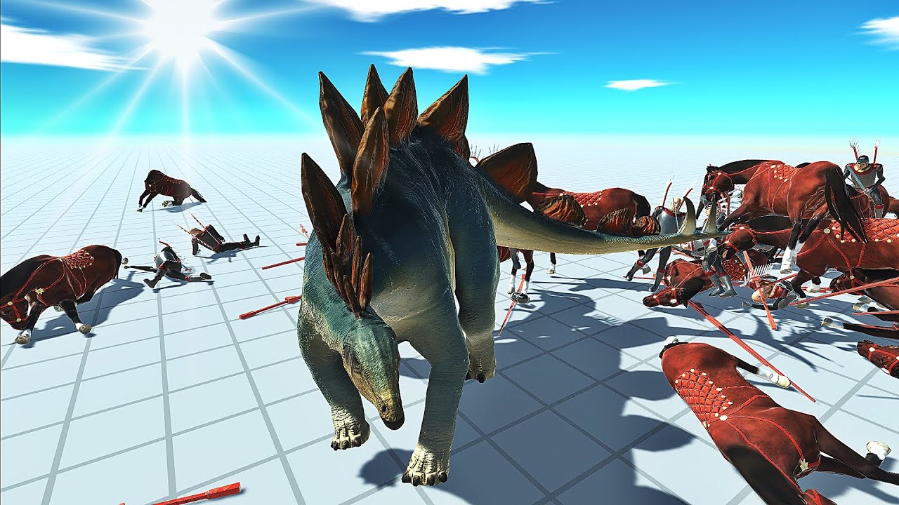 STEGOSAURUS KILL EVERYTHING :O | Animal Revolt Battle Simulator ARBS ...