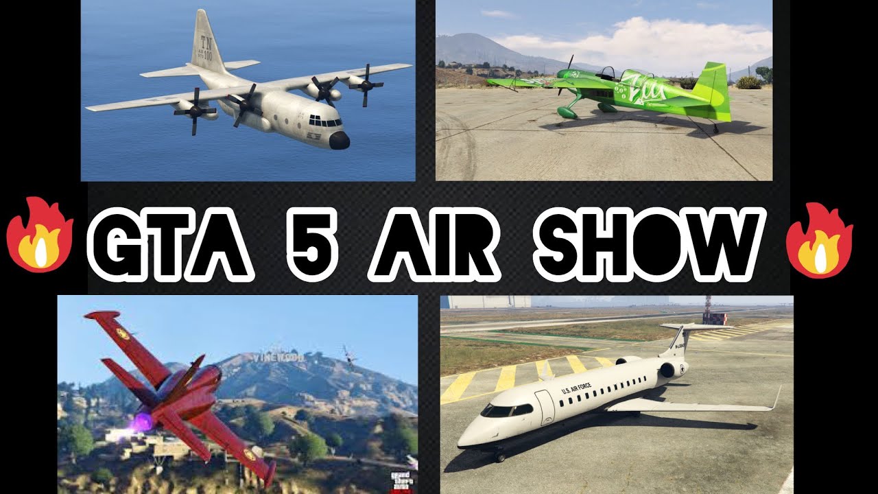 GTA 5: Air Show! - YouTube