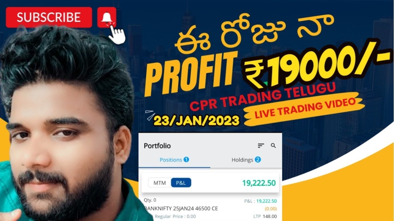NIFTY | BANK NIFTY LIVE TRADING | 19,OOO PROFIT | LOGIC EXPLAINED | CPR ...