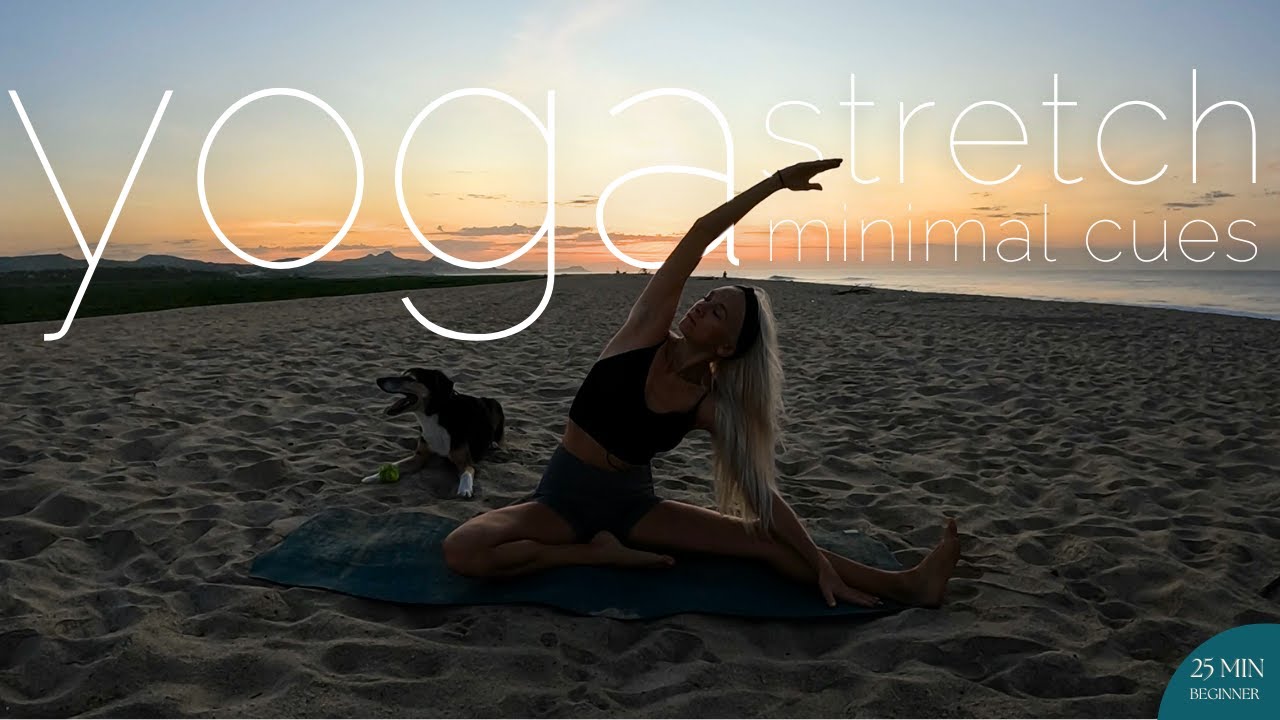 Yoga Stretch to Deepen Mind-Body Connection //Minimal Cues// 25 min ...