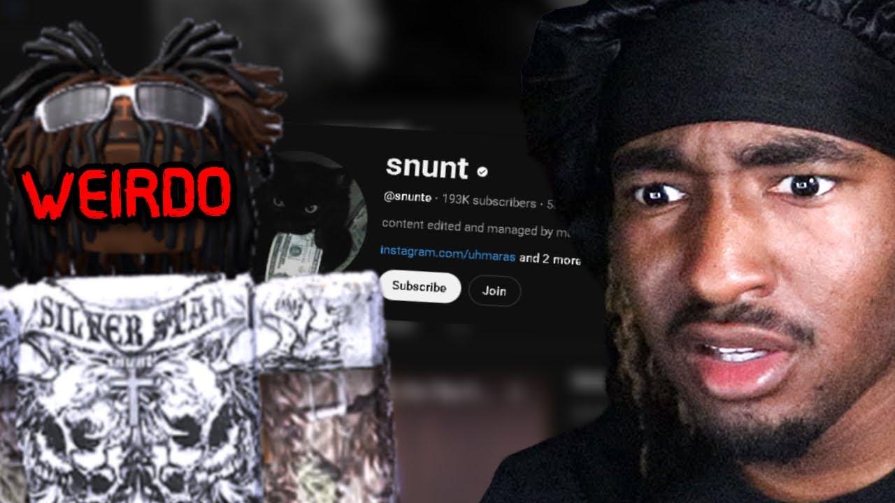 The most DISGUSTING Roblox Youtuber... (Snunt) - YouTube