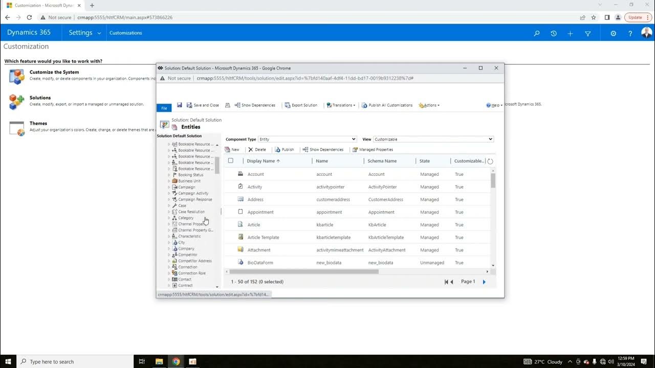 Field based Sorting in Microsoft Dynamics CRM Entity Views - YouTube