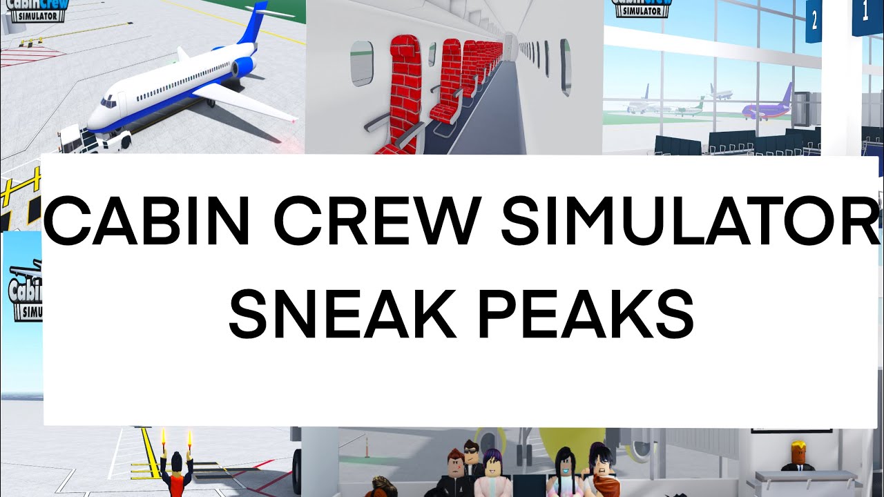 Roblox cabin crew simulator Leaks for the coming update (OUTDATED ...