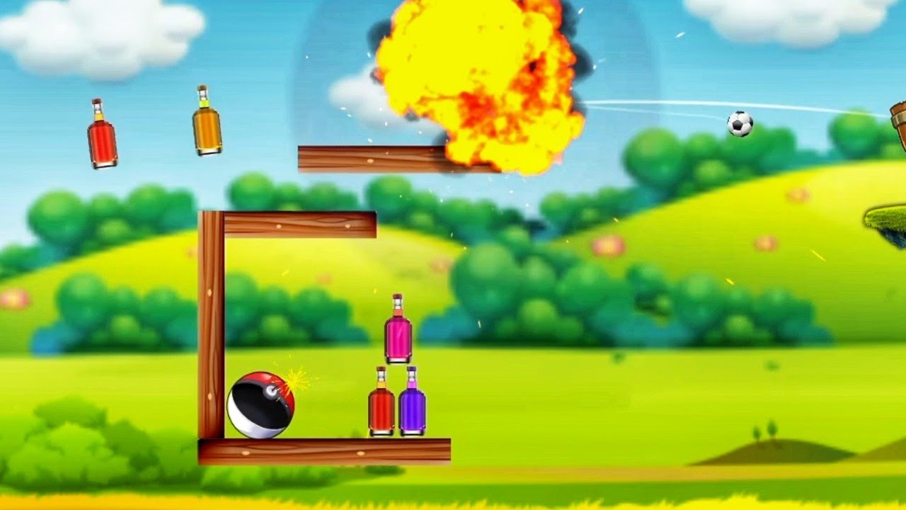 Bottle Shootar Geme | Gaming Video | Game Video 2024 | Knock Down ...