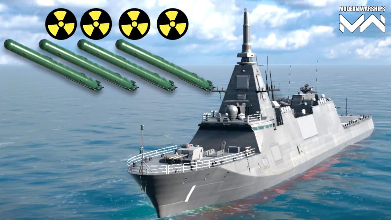JS Mogami With Mark-45 ASTOR (483mm) Nuclear Torpedo - Modern Warships ...