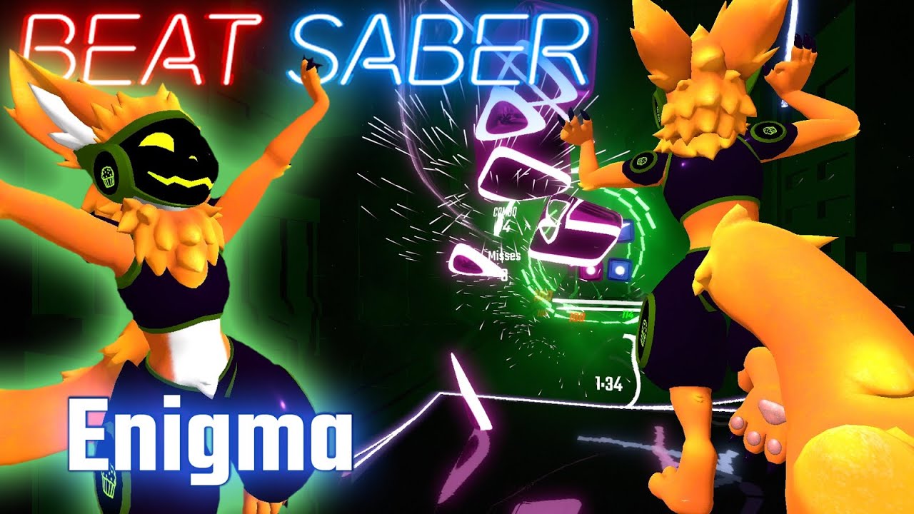 Pixel Terror & Aviella - Enigma (Beat Saber, Full Body Tracking) - YouTube