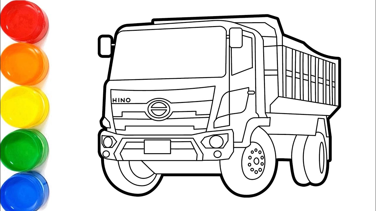 Menggambar Hino Ranger 500 - YouTube