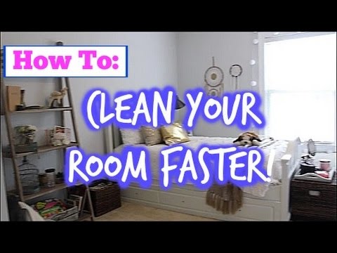 7 Easy Steps to Clean Your Room Faster!! - YouTube