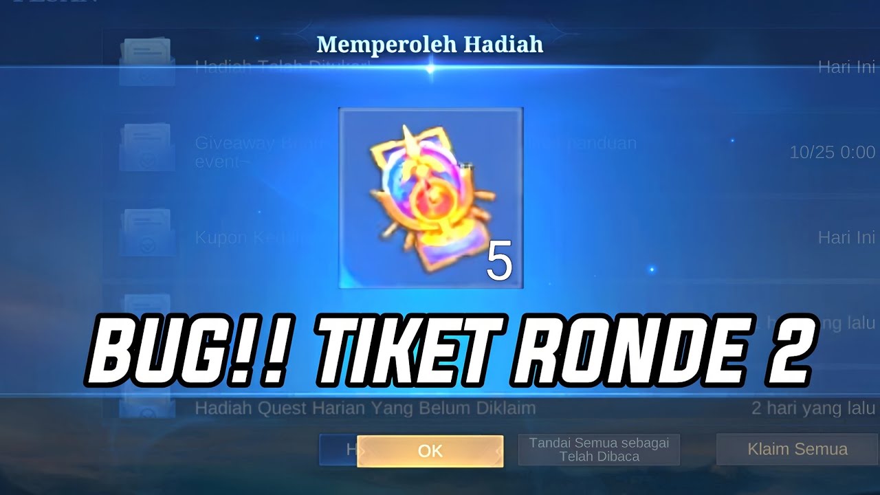 KABAR BURUK HARI INI CUMA DAPET 5 TIKET RONDE KE 2 EVENT 11.11 !! BUG ...