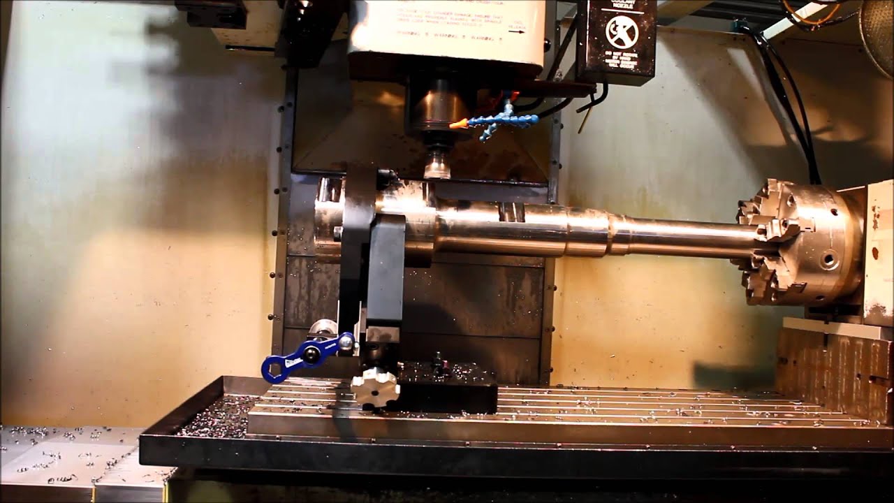 Mill Thru Steady Rest Video - YouTube