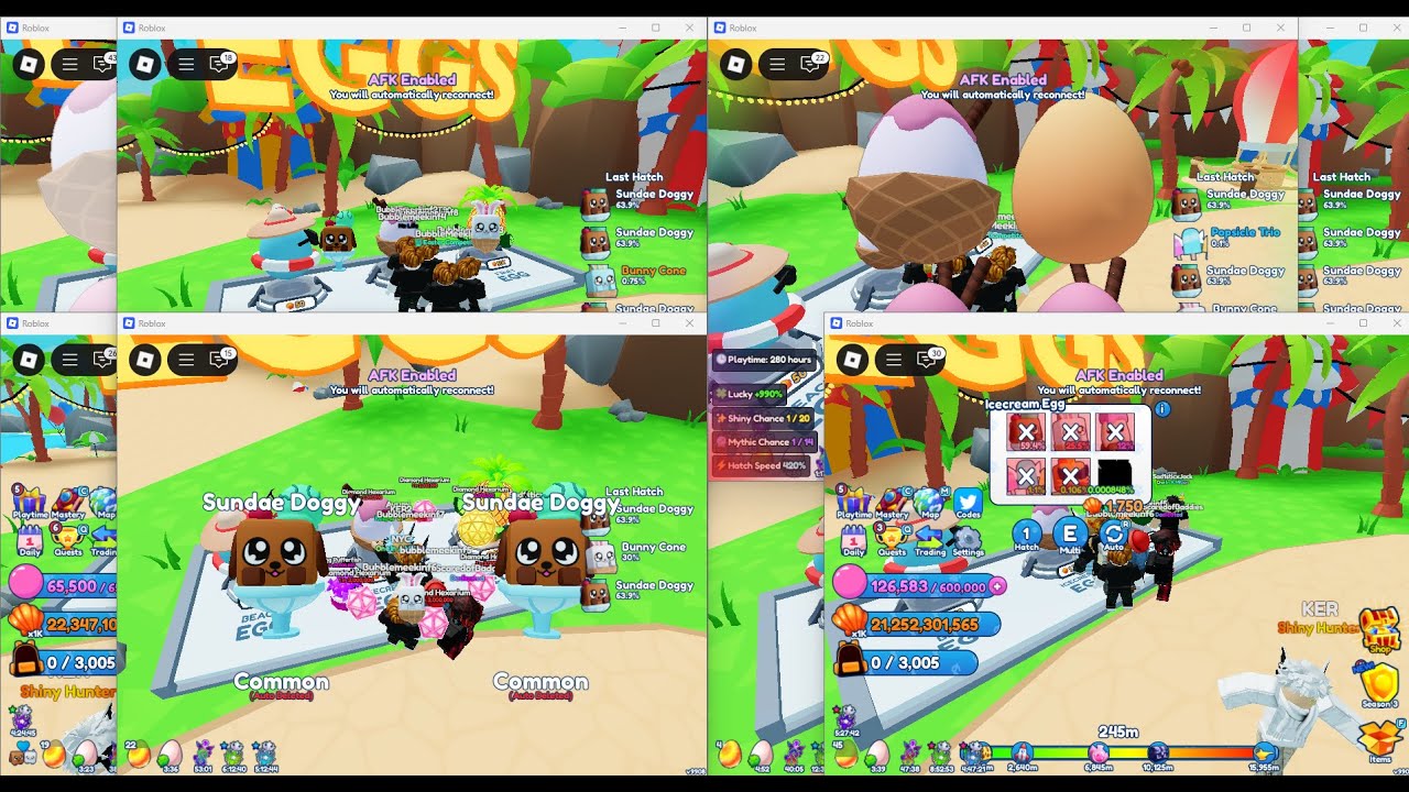 Hatching for secret in Bubble Gum Simulator Inf (BGSI) LIVE - YouTube