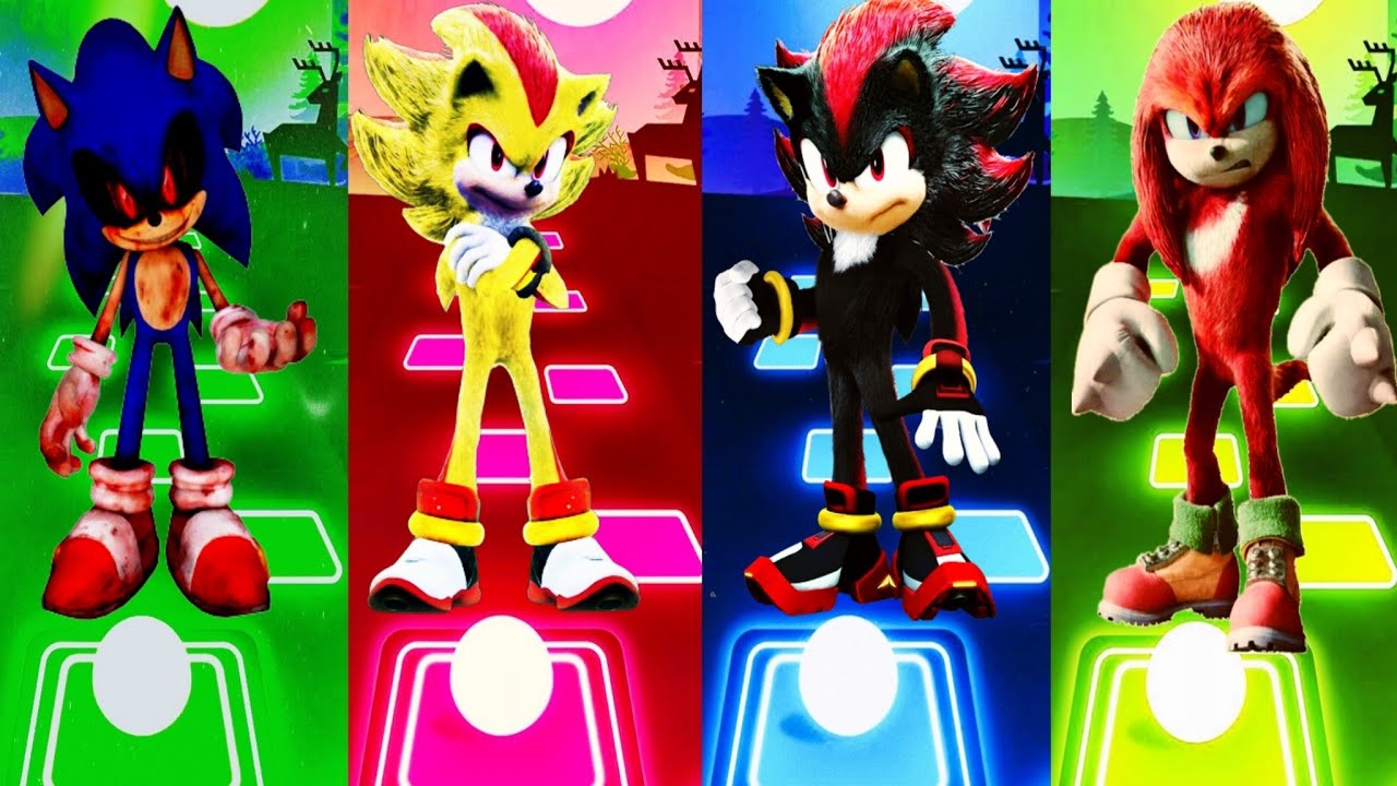 Sonic The Hedgehog Knuckles Shadow Tails Coffin Dance Cover Tiles Hop ...