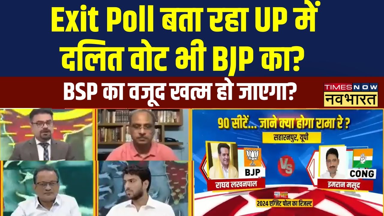 UP Exit Poll 2024 के आंकड़ों पर Harshvardhan ने BSP की 'समाप्ति' पर जब ...