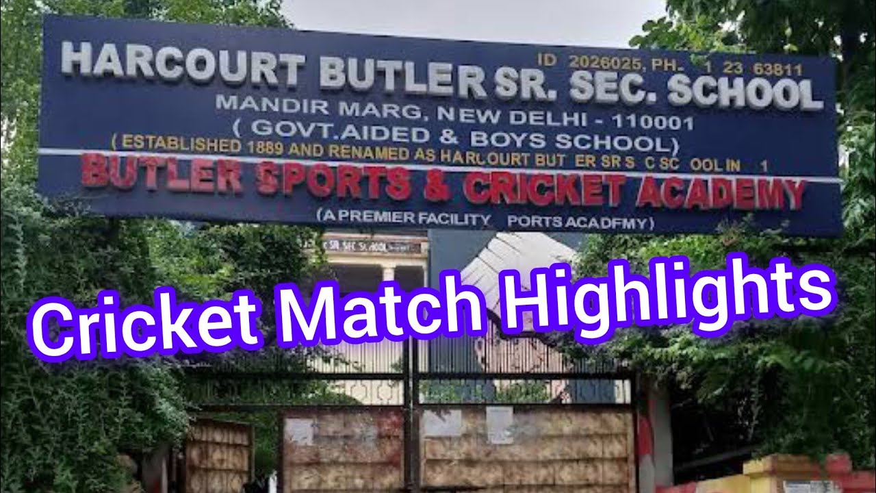 Harcourt Butler School Birla Mandir | Highlights Team V Are Vegas vs ...
