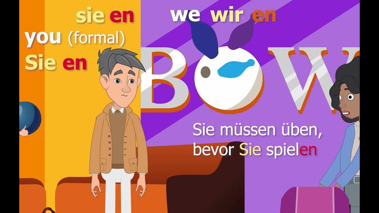 Learn German | Regular Verbs Present Tense - YouTube