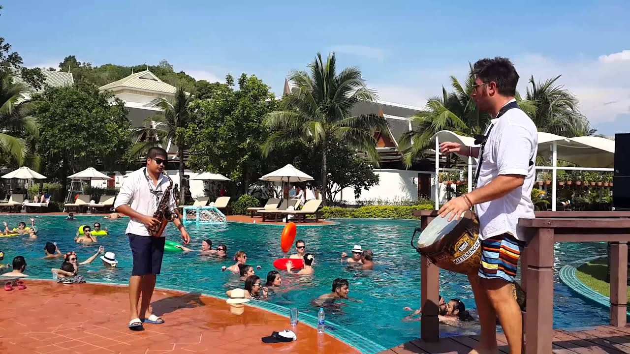 Pool party by Samui Duo: Saxophone and Percussion. - YouTube