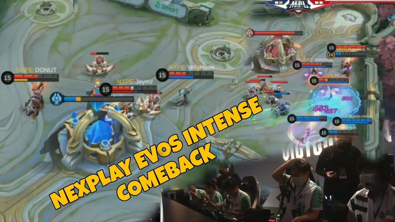 NEXPLAY EVOS intense Comeback Subrang na hype ang mga caster - YouTube