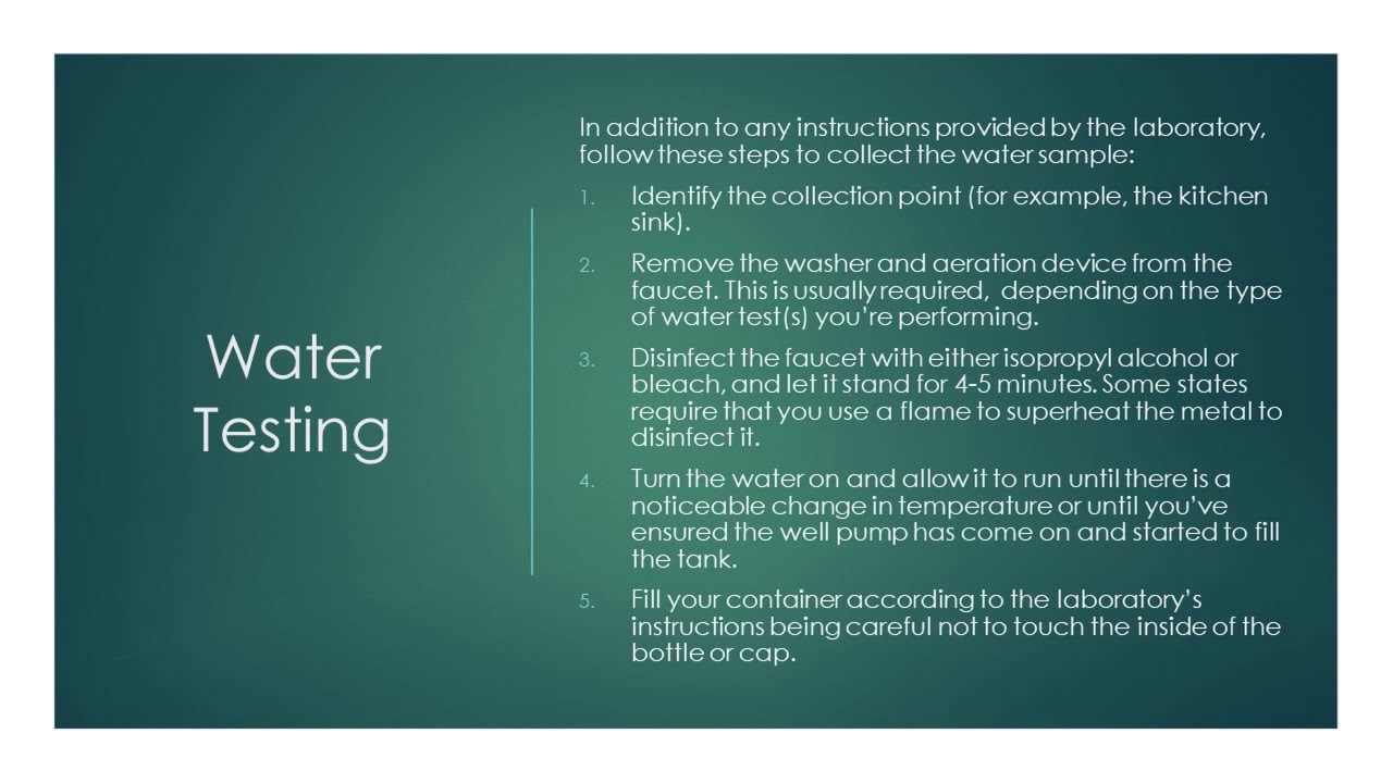 How to Test & Inspect Water Wells - Course Preview - YouTube