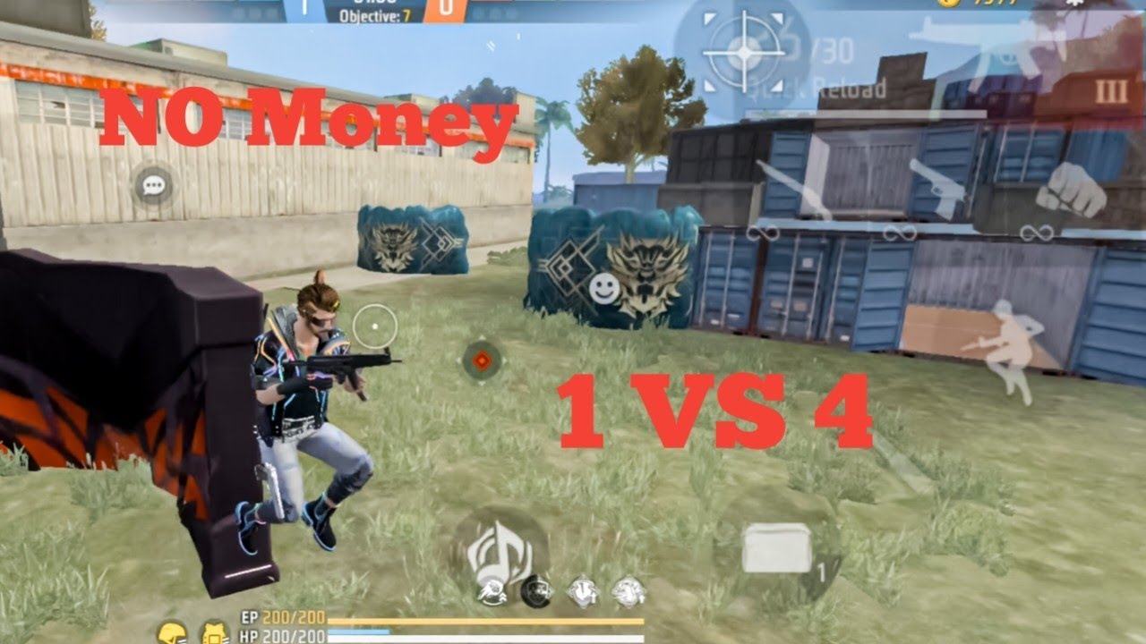 garena Free fire gaming full video @totalgaming 1vs4 cluch - YouTube