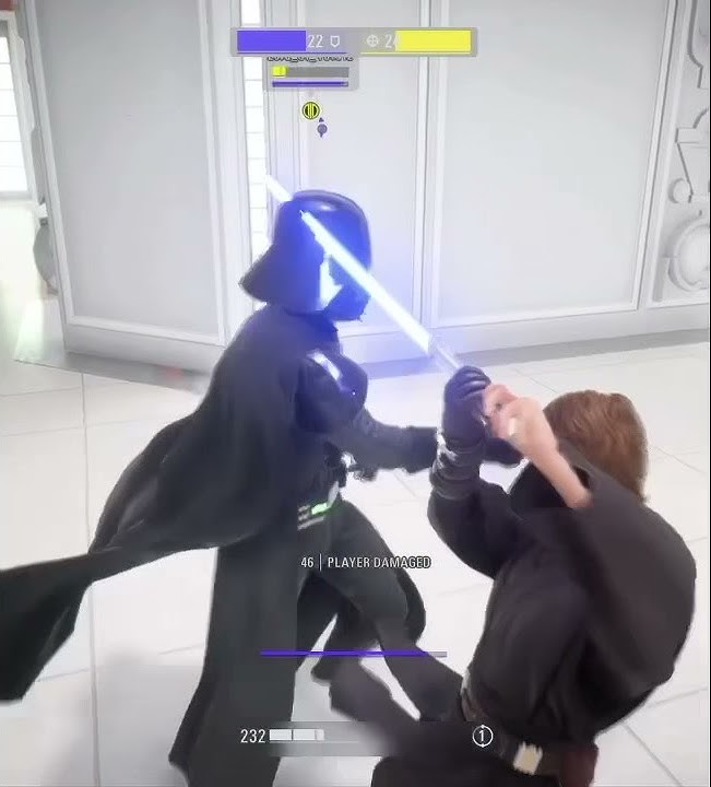 Battlefront II - Blocking Lightsaber Throws practice. - YouTube