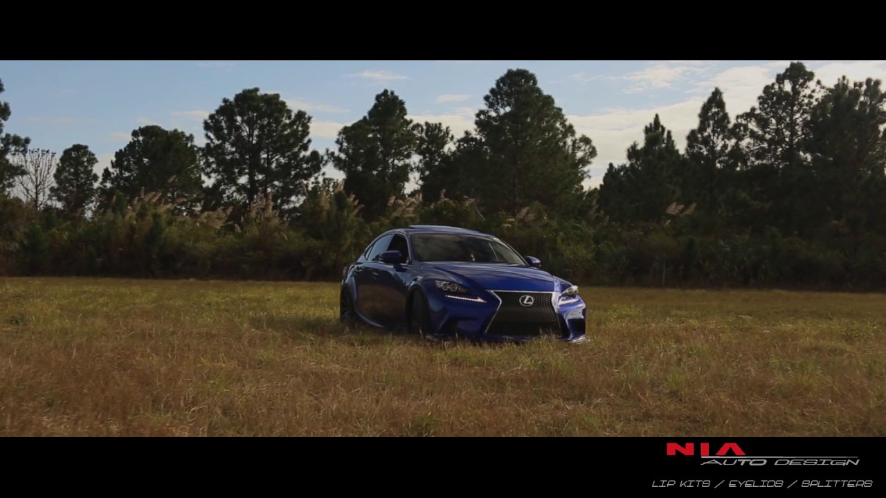 Lexus IS200t new NIA body kit installed. - YouTube