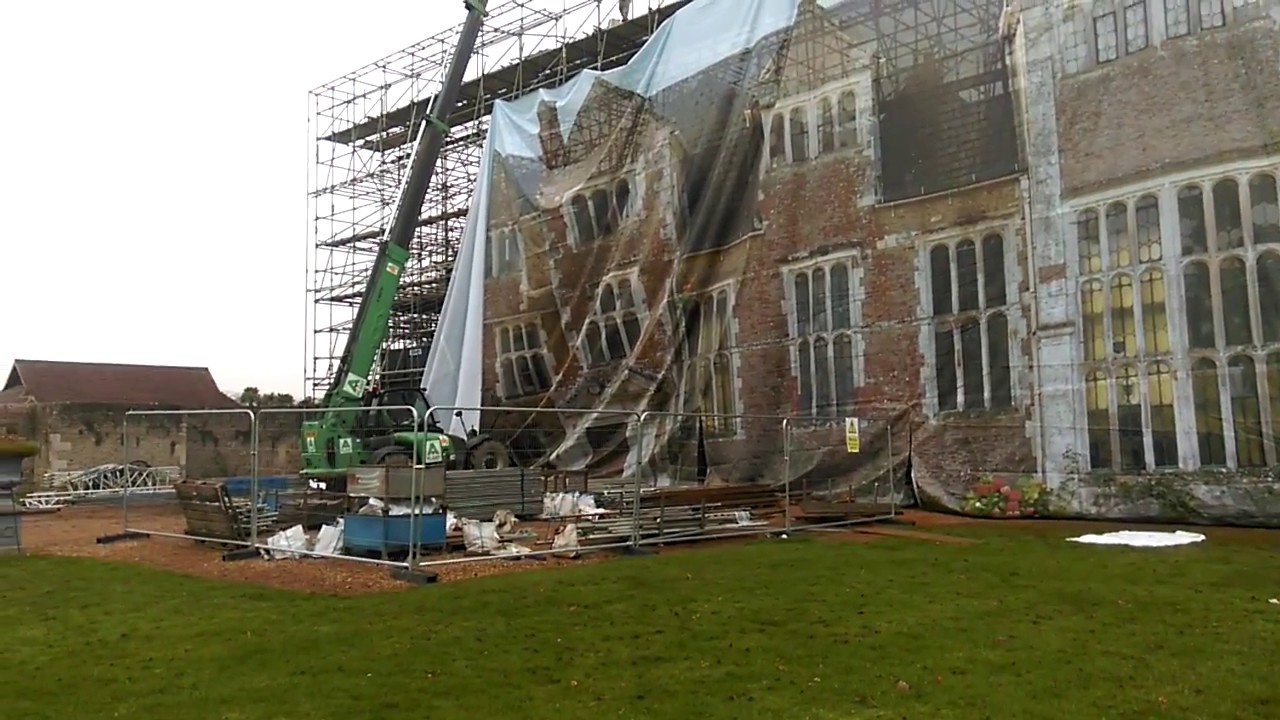 Building wrap installation - YouTube