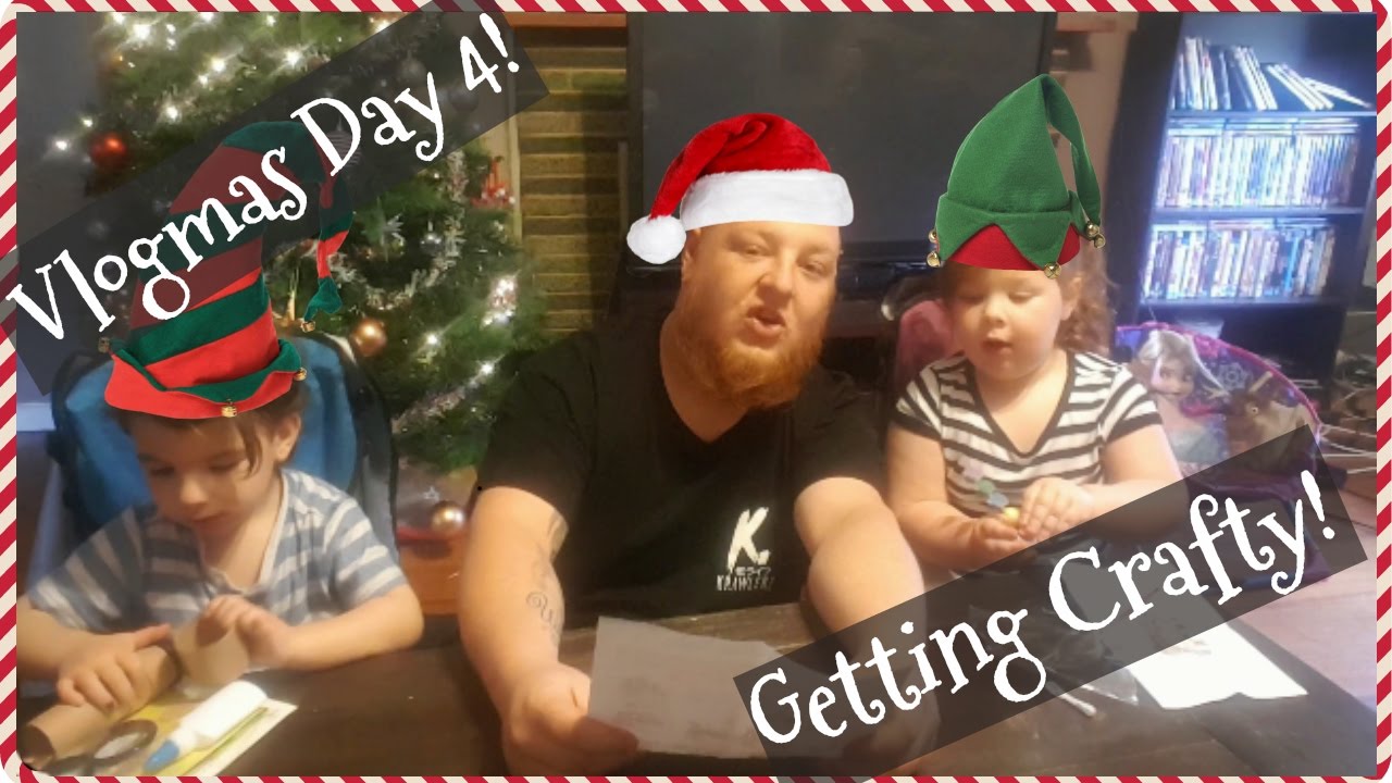 Getting Crafty with the kids | Vlogmas Day 4 - YouTube