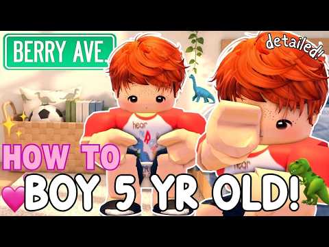 How To Be A 5YR OLD BOY OUTFITS & TUTORIAL For Berry Avenue!