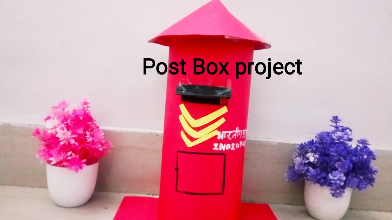 post box project for school - YouTube