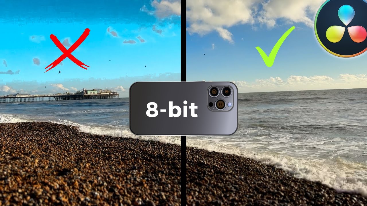 Pro Colorist On 8 Bit And Phone Footage How To Make It Work Youtube