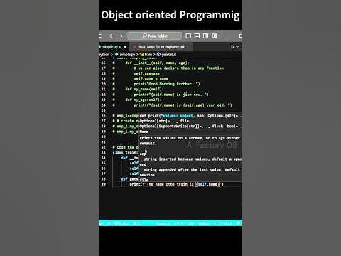Class, OOPS, Object Oriented Programming 2 #shorts #python #datascience #Education #function # ...