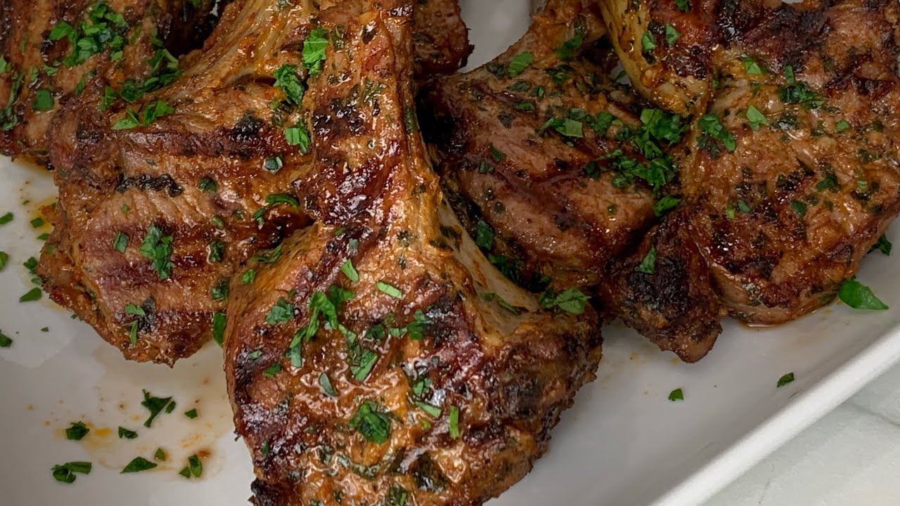 The Lamb Chops Melts in Your Mouth | Easy Delicious Recipe Grilled Lamb Chops - YouTube