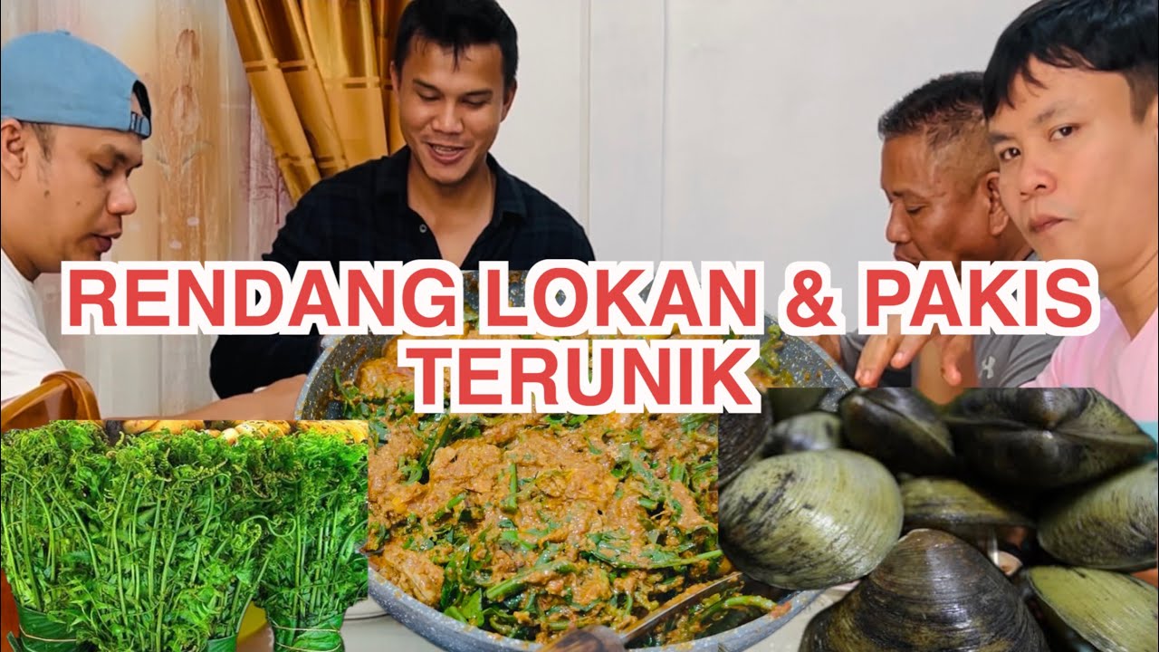 MASAKAN TRADITIONAL TER-UNIK - RENDANG LOKAN & PAKIS - YouTube