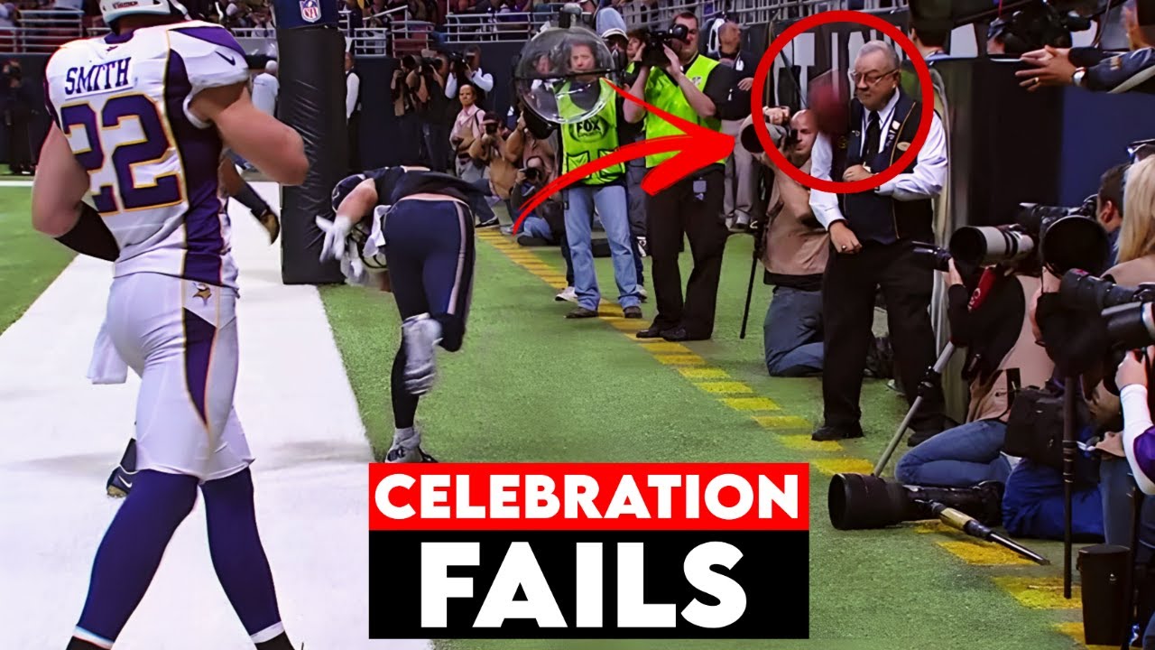 NFL's Top 10 Hilarious Celebration Fails - YouTube