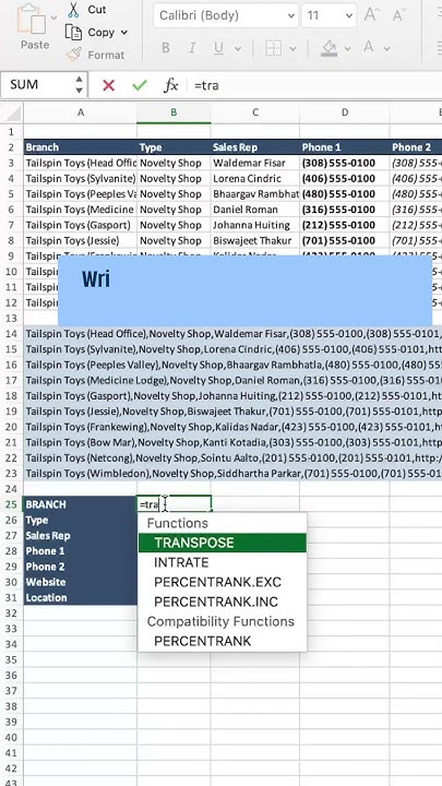 Excel Functions Tutorial About Textsplit Exceltips Exceltutorialforbeginners Youtube