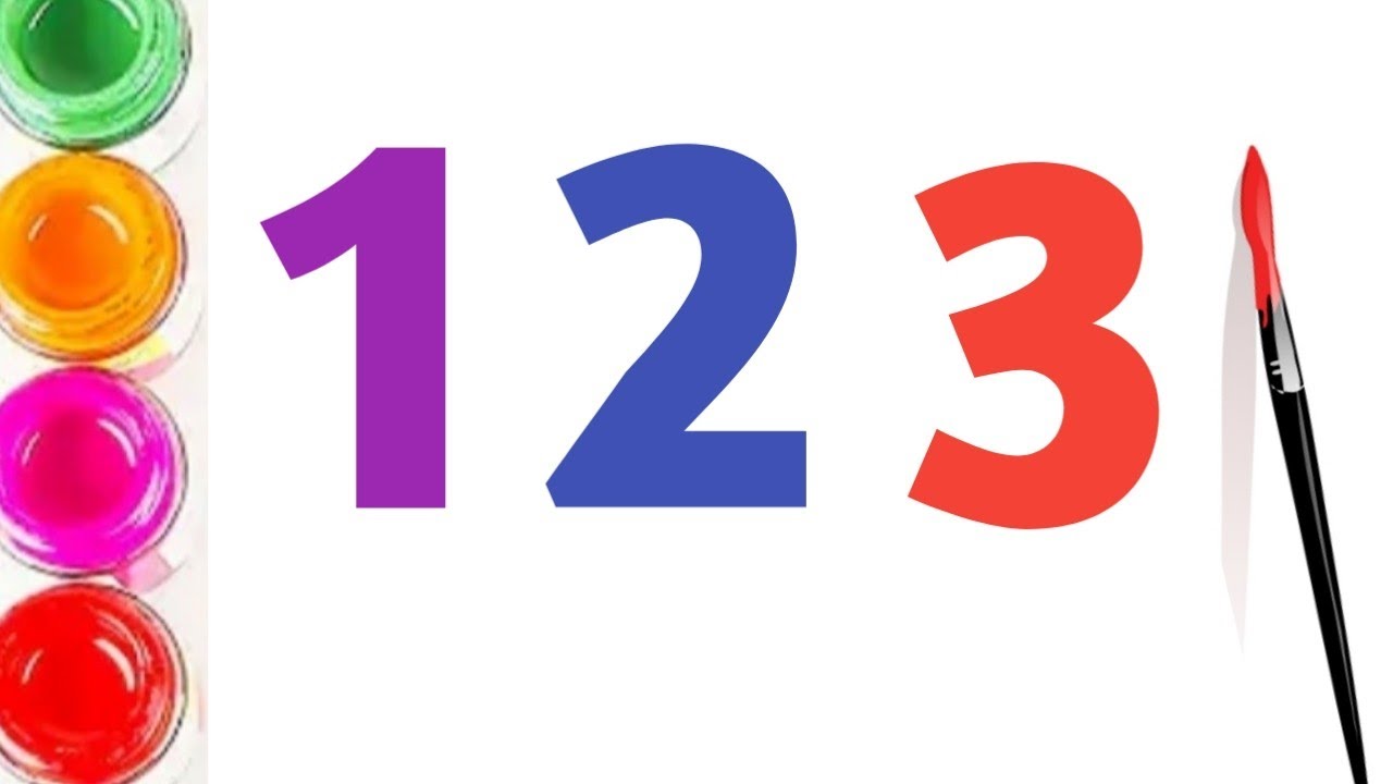 Counting Numbers | write and read numbers | 123 learning for kids | 1 ...