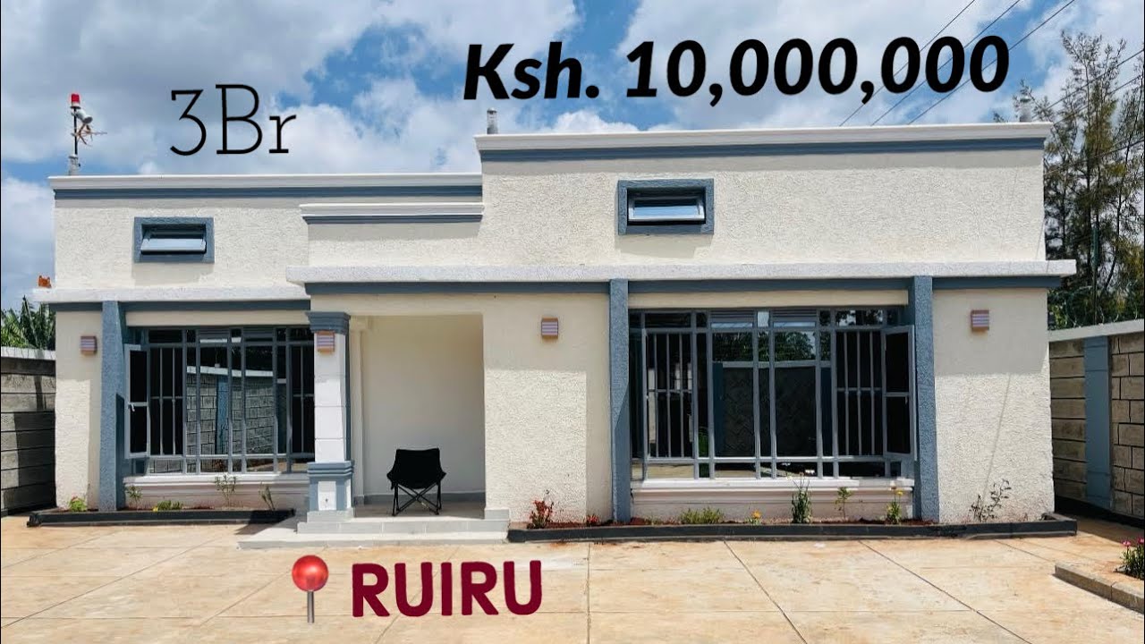 NEWLY BUILT SPACIOUS Ksh. 10M BUNGALOW 3 BEDROOM ALL ENSUITE IN RUIRU ...