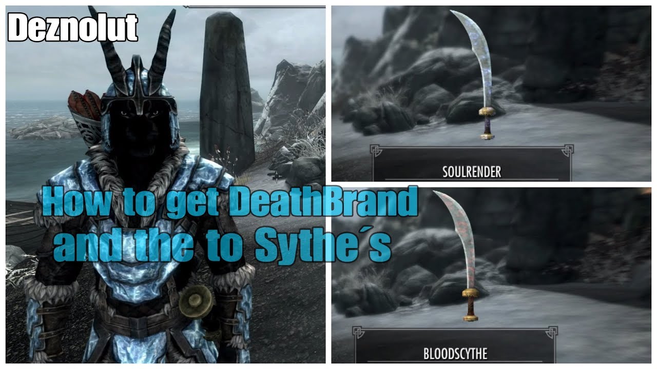 Skyrim remastered how to get Deathbrand (Tutorial EASY)armor and the ...