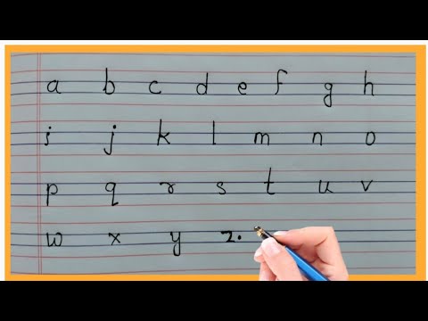 Small letter abc writing/How to write small alphabet letters/ Alphabet ...