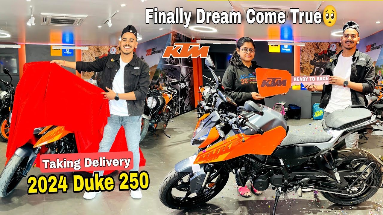 Finally Taking Delivery of My Dream Bike KTM Duke 250 Gen3 😍 ️|| Another Dream Come True - YouTube