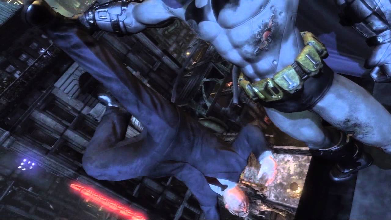 Batman Arkham City: Interrogate Quincy Sharp - YouTube