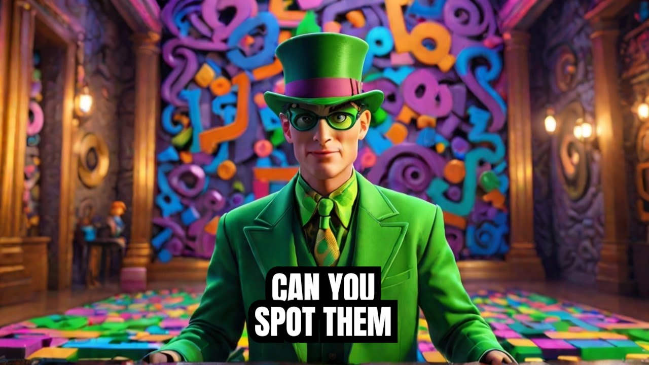 🧩Riddler's Labyrinth: SPOT the 8 DIFFERENCES Challenge! - YouTube